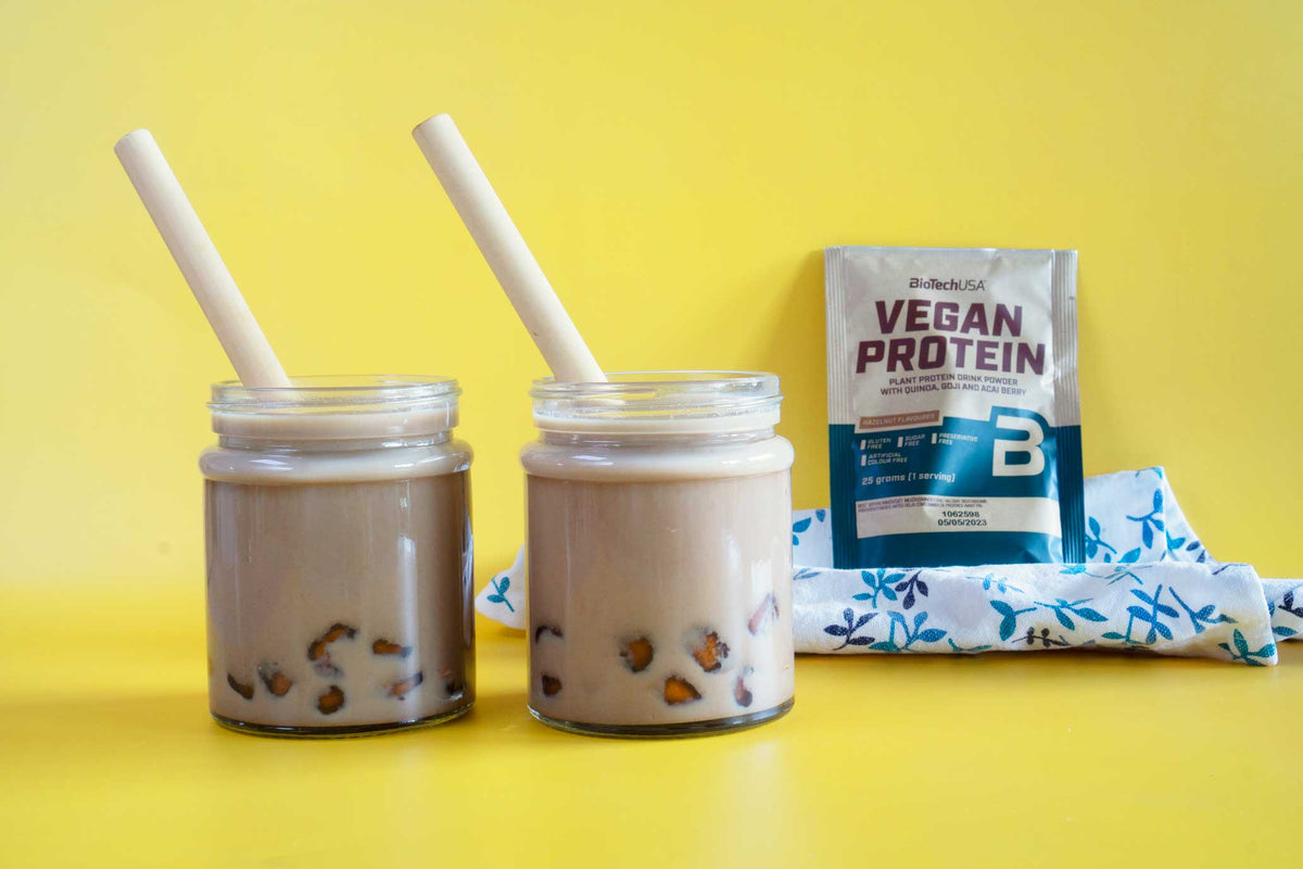 Hazelnut Protein Bubble Tea – CRAZYBADMAN