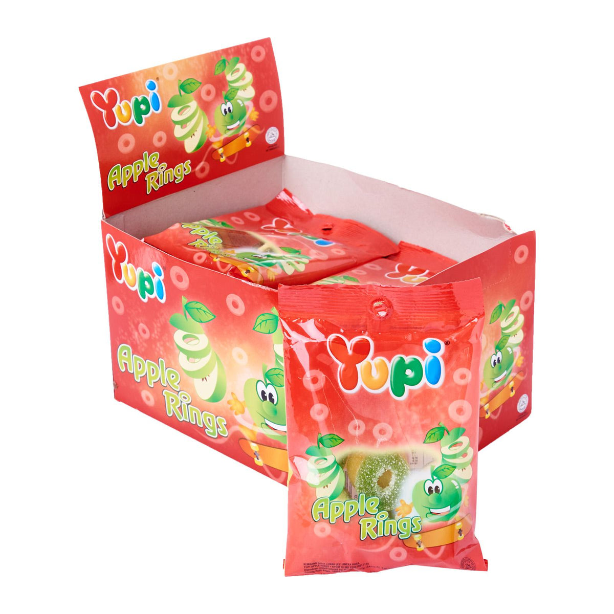 Yupi Apple Rings (45g x 12) – CRAZYBADMAN